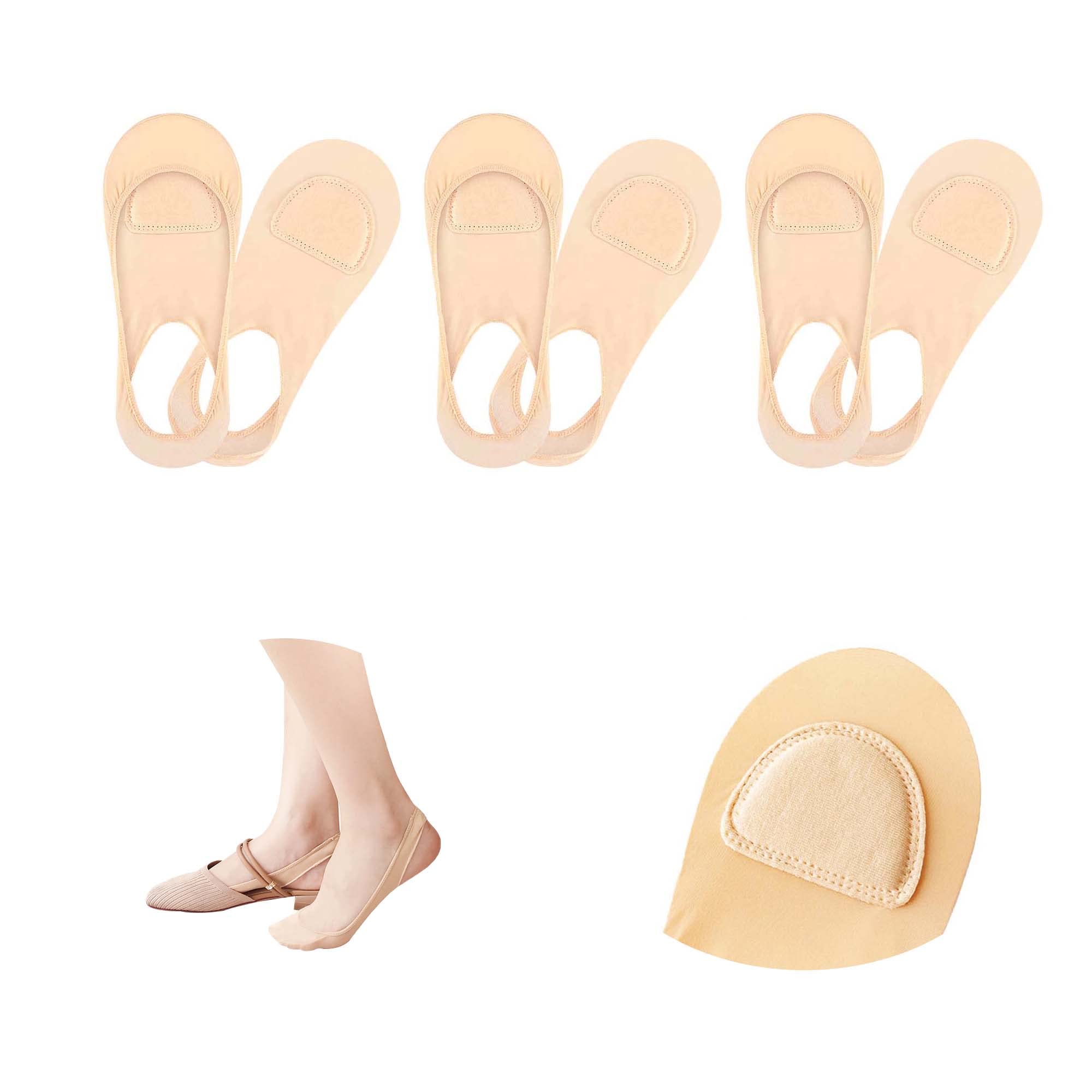 JEVRKAPZ Women's Sock,Socks Style Ball of Foot Cushions Metararsal Pads ...