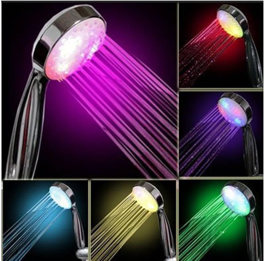 Wuayi coloré lumière LED Lumineux à bain d'eau Maison de salle de bain ...