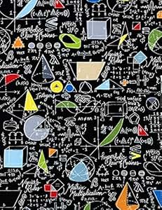 Amazon.com: Timeless Treasures Math Fabric, Symbols on Chalkboard, Back ...
