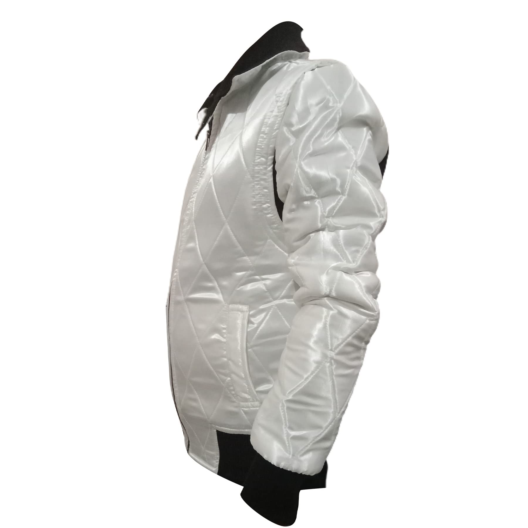 Mua All Link Mens Drive Satin Bomber Jacket - Ryan Gosling White with ...