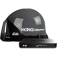 Amazon.com: KING VQ4550 Tailgater Bundle - Portable Satellite TV Antenna and DISH Wally HD ...