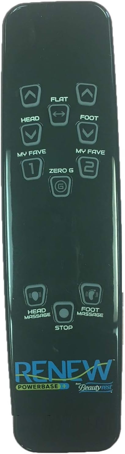 Amazon.com: Beautyrest Renew Plus Remote Control for Adjustable Beds ...