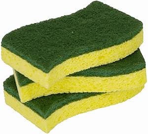 Pine-Sol Heavy Duty Scrub Sponges for Cleaning | Dual-Sided Dishwashing ...