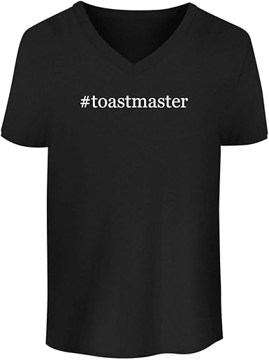 Amazon.com: #toastmaster - Men's Soft & Comfortable Hashtag V-Neck T ...
