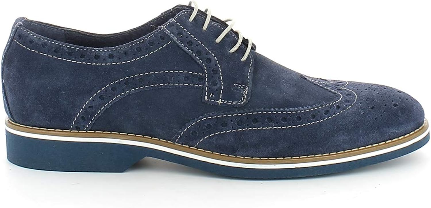 NICOLA BENSON Men's Lace-Up Flats Blue Blue Blue Size: 9: Amazon.co.uk ...