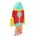 Amazon.com: BLUE PANDA - Pull String Rocket Ship Pinata - Outer Space ...
