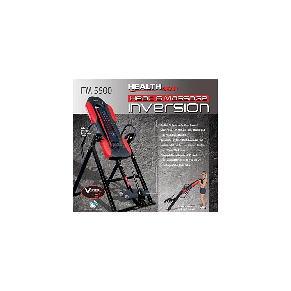 Health Gear ITM5500 Advanced Vibro Massage & Heat - 300 lbs