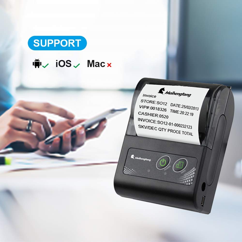 Receipt Printer Android iOS, Meihengtong Thermal Receipt Ticket Printer ...