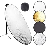 Amazon.com : Interfit INT273 5 in 1 Reflector Kit with Arm and Stand ...
