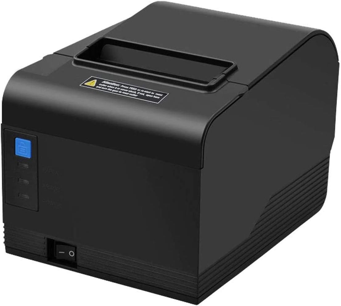 Impresora de 80 mm Impresora térmica de recibos de 3'1 / 8, puerto serie USB / Ethernet LAN ...