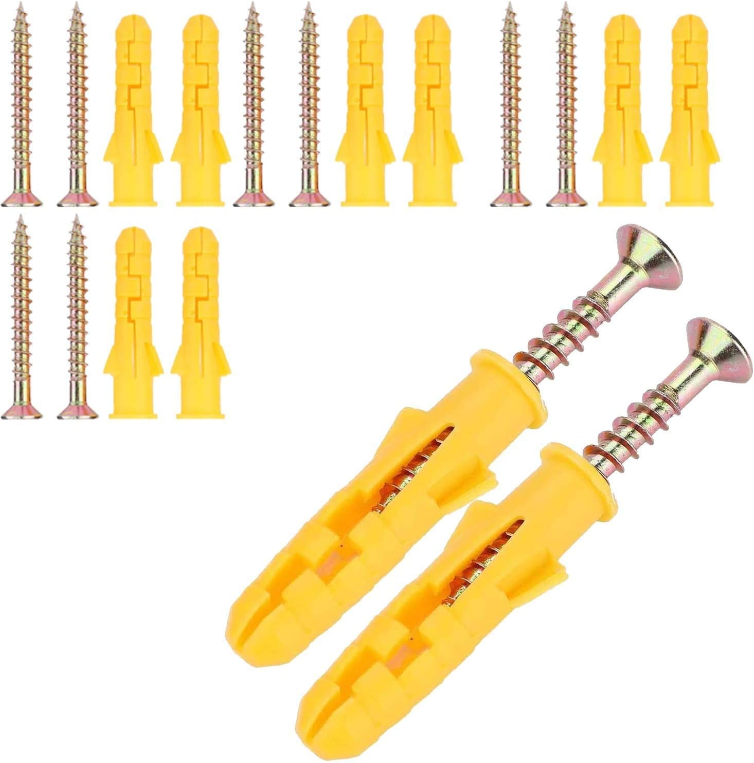 Plasterboard Wall Plugs & Screws,Wall Anchors with Screws Plastic Self ...