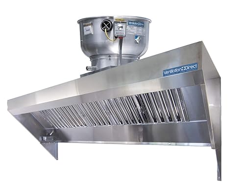 Food Truck Concession Trailer Hood System with Exhaust Fan (4' Hood ...