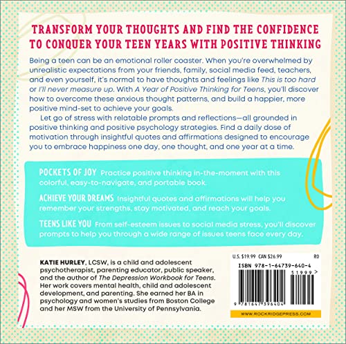 A Year of Positive Thinking for Teens: Daily Motivation to Beat Stress ...