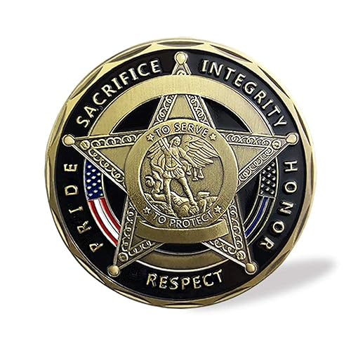 Police Officer Prayer Coin Us Law Police Officer Challenge Coin Saint