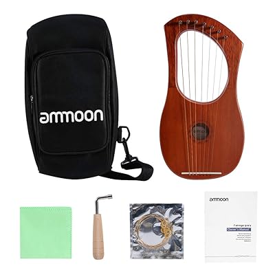 ammoon Lyre Harp 7-String String Instrument with Nepal | Ubuy