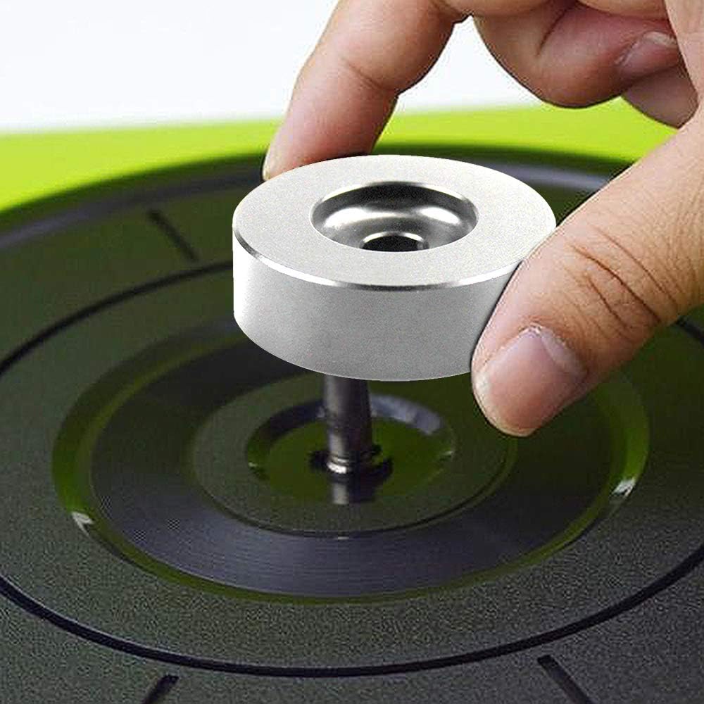 45 RPM 7″ Spindle Adaptor Aluminium Record Centre Jukebox Hole Spindle ...