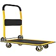 Amazon.com: Upgraded Lifetime Home Extra Large Foldable Push Cart Dolly | 660 lbs. Capacity ...