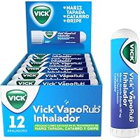 Vick Vaporub - Vaporub Inhalador, 197 mg, para Gripe y Resfriado, con ...