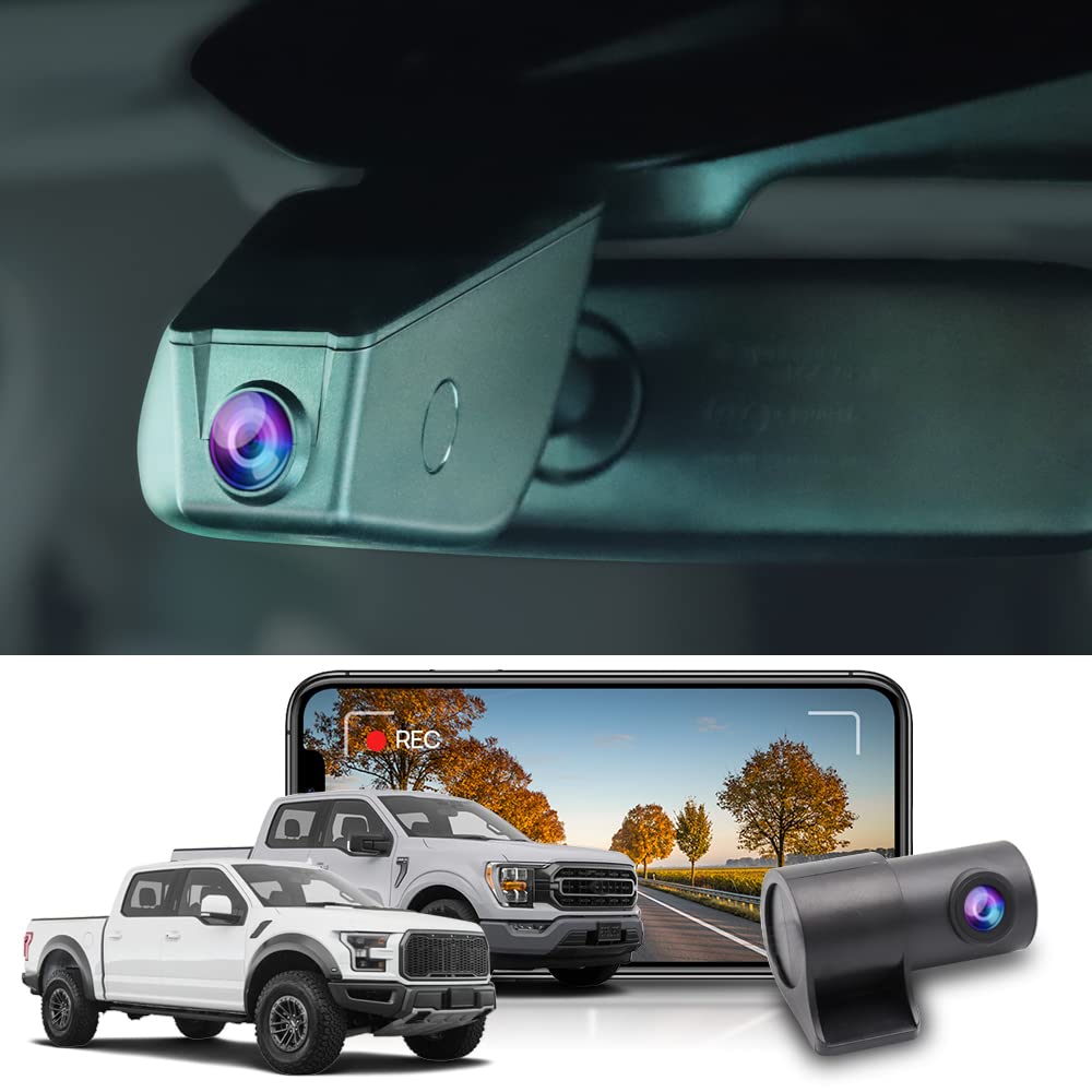 Mua Front 4K+Rear 1080P Dash Cam Adapts for Ford F150 F250 2021-2024 ...