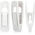 Amazon.com: Tinfol 40p Plastic Hanger Clips - Strong Pinch Grip Clips ...