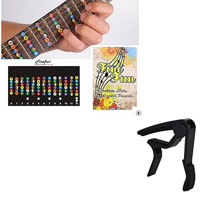 Guitar Fretboard Note Decals and Capo Fingerboard Philippines | Ubuy