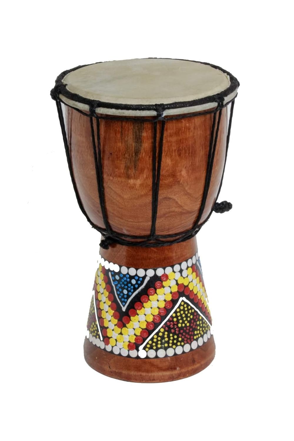50cm Anfänger Djembe Trommel Bongo Drum Holz Bunt Bemalt: Amazon.de ...