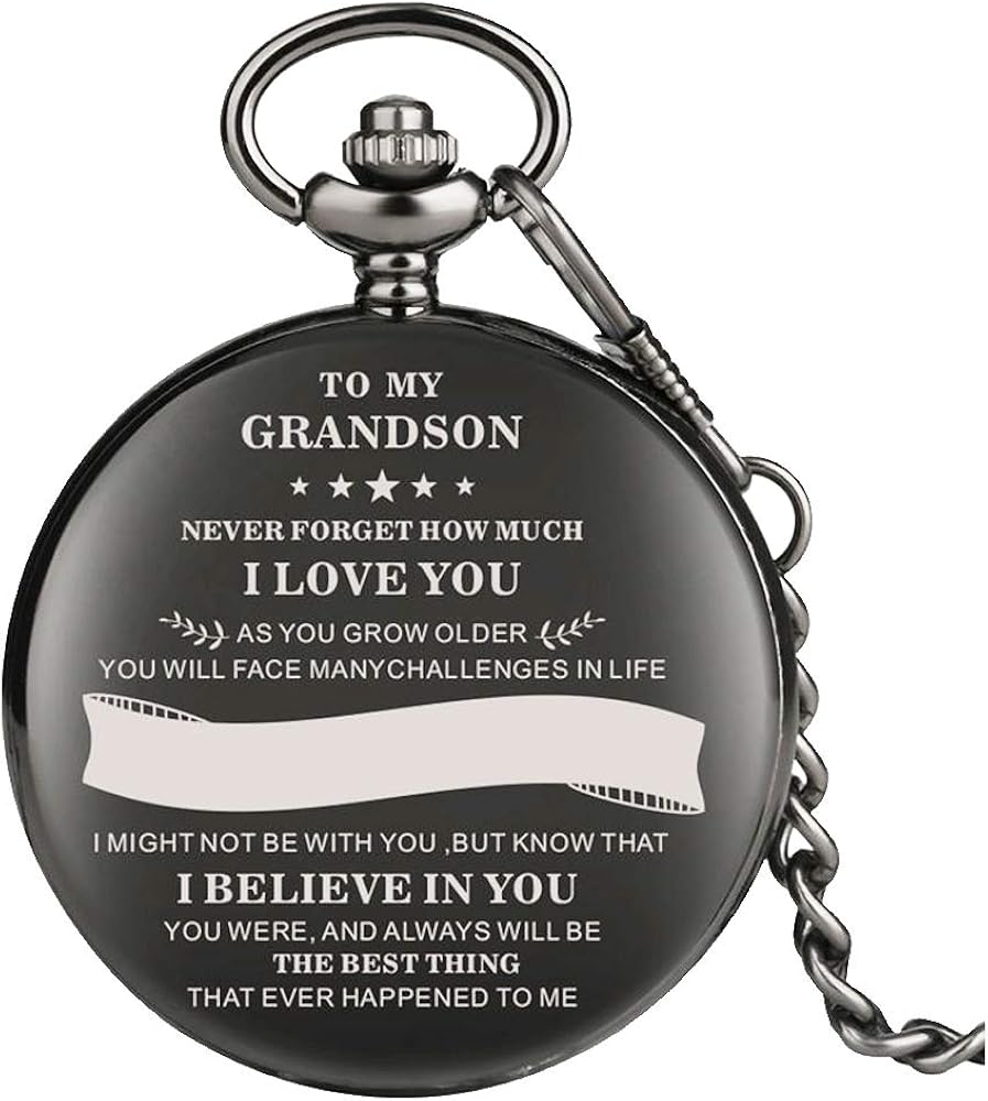 Amazon To My Grandson Pocket Watch Gifts For Grandson Best Gifts