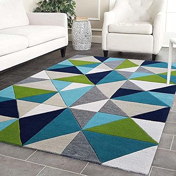 Buy Bhadohi Carpet Industries Handmade Handwoven Tufted Made of Soft ...