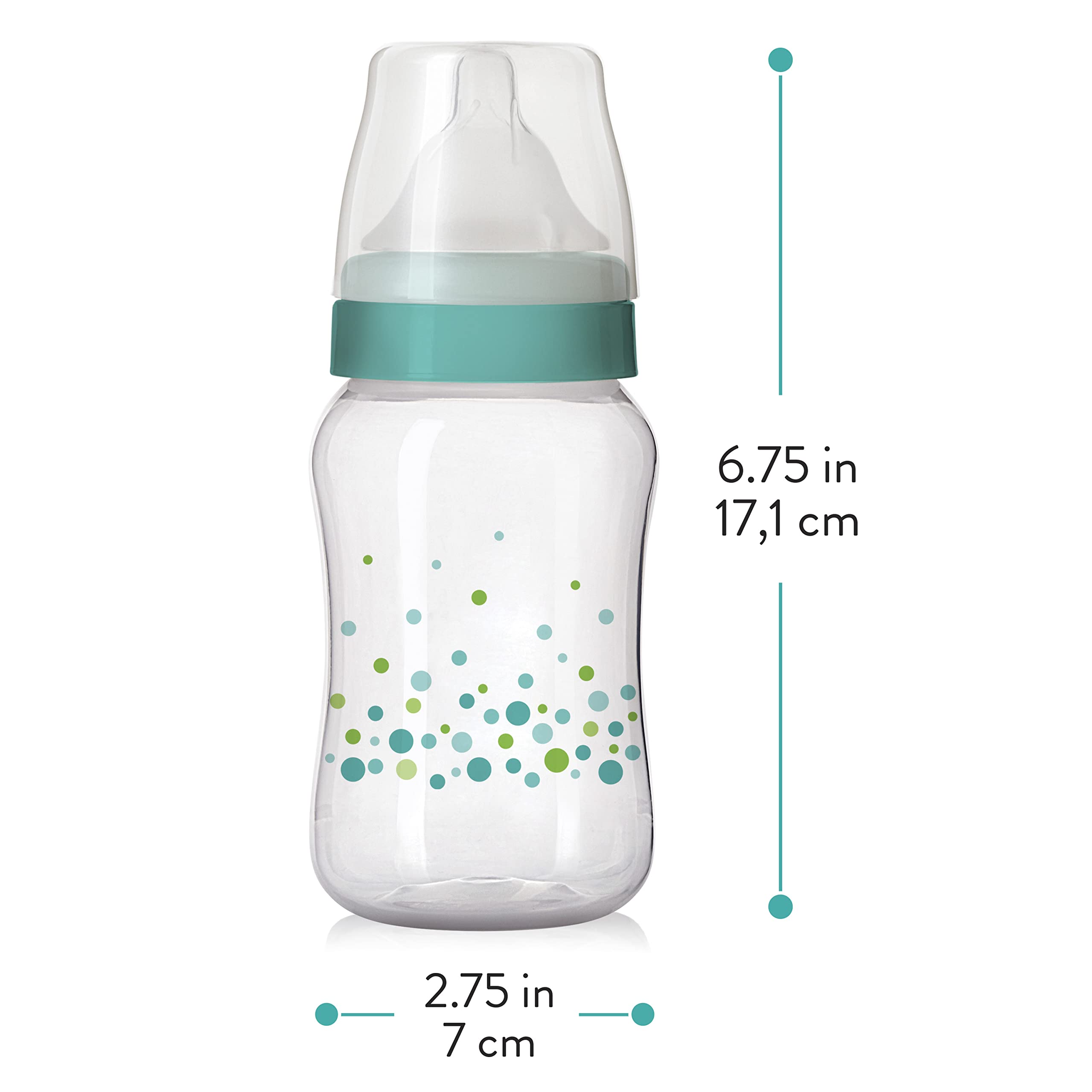 Evenflo Feeding Balance + Wide Neck Printed Bottles, 9oz 2pk, With ...
