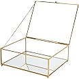 Amazon.com: REDHUGO Large Glass Boxes for Display Handmade, Mirrored ...