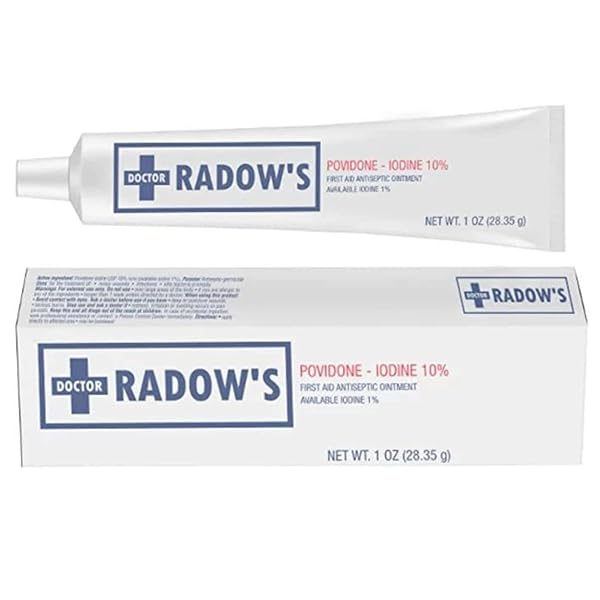 Doctor Radow’s Povidone Iodine 10% First Aid Antiseptic Ointment 1 Oz ...