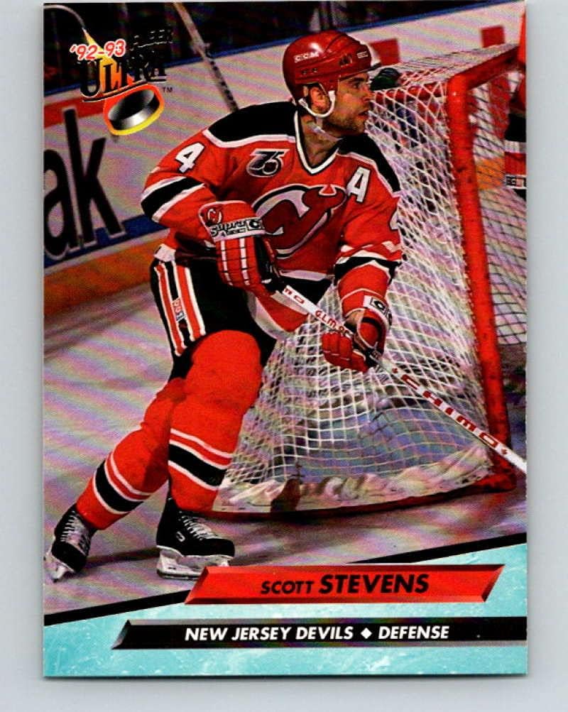 Amazon.com: Hockey NHL 1992-93 Ultra #119 Scott Stevens NM ...