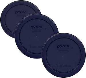 Amazon.com: Pyrex 7202-PC 1113805 1 Cup Dark Blue Lid (3-Pack) : Home ...