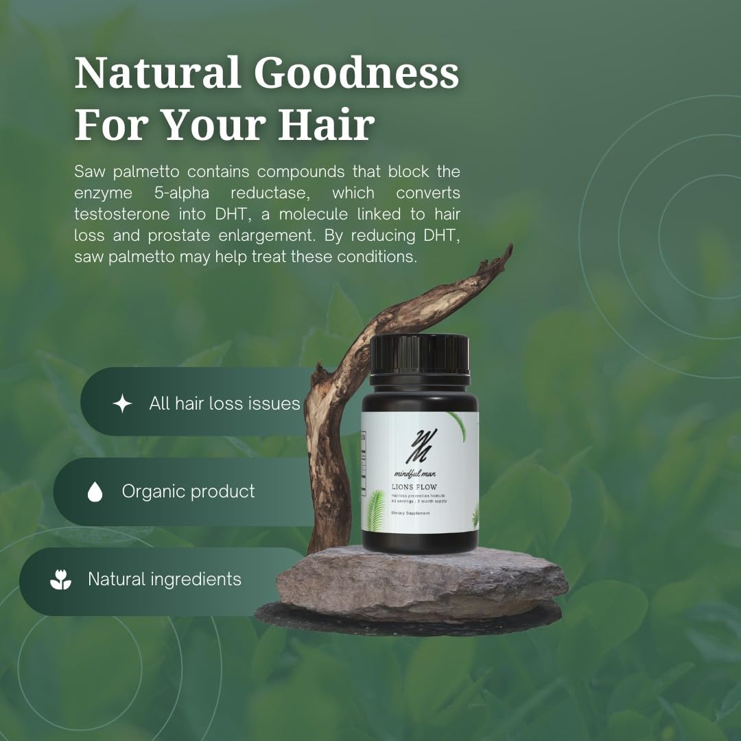 Mua Advanced Potent Lion's Flow Hair Regrowth Supplement - Natural DHT ...