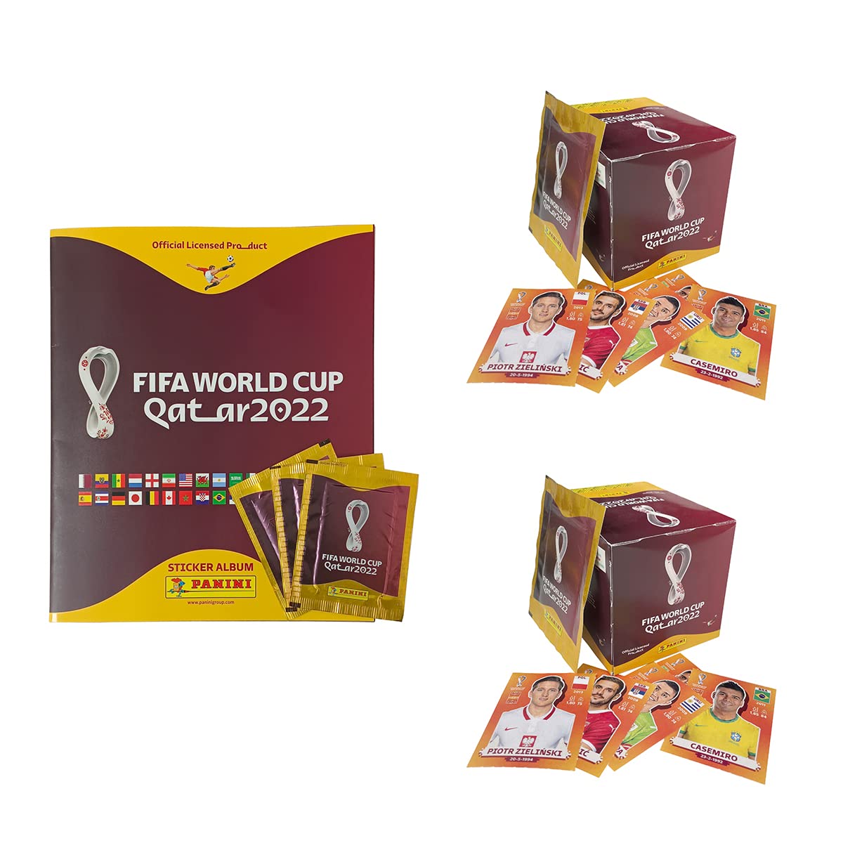 Mua Panini Official FIFA World Cup Qatar 2022 Sticker Box 2 (500 ...