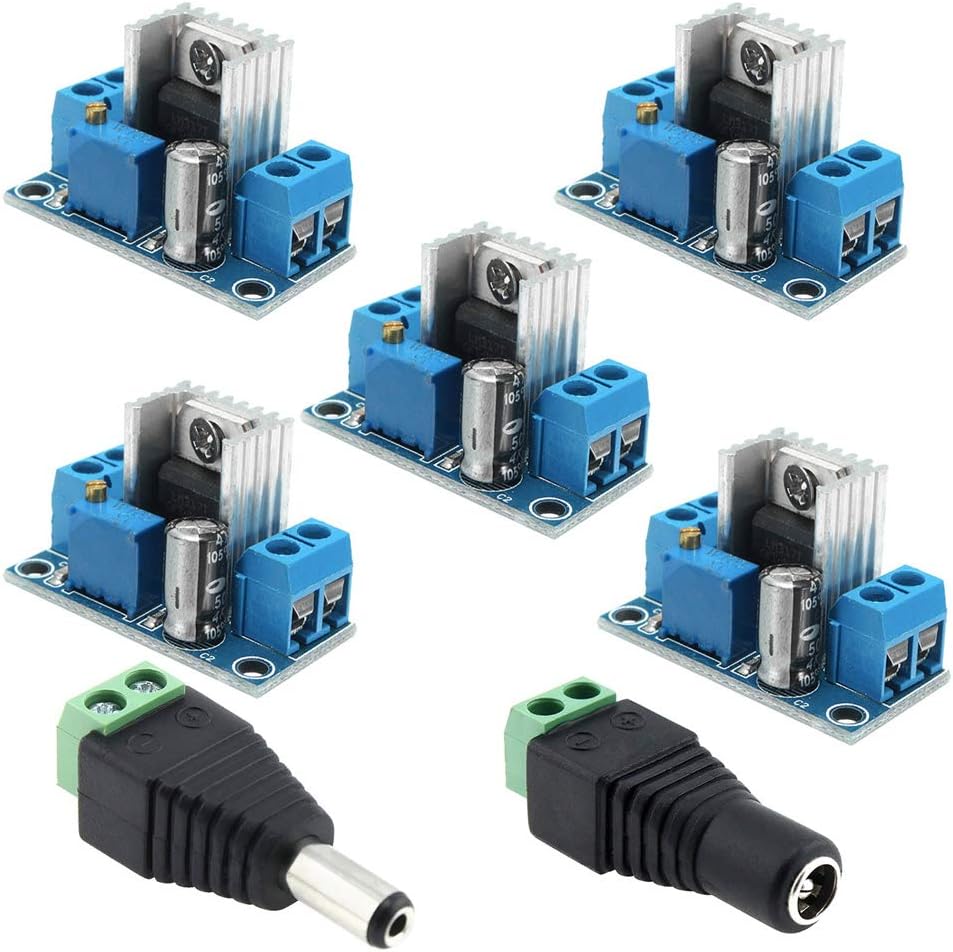 5PCS LM317 Adjustable Linear Regulator Converter Power Supply Module ...