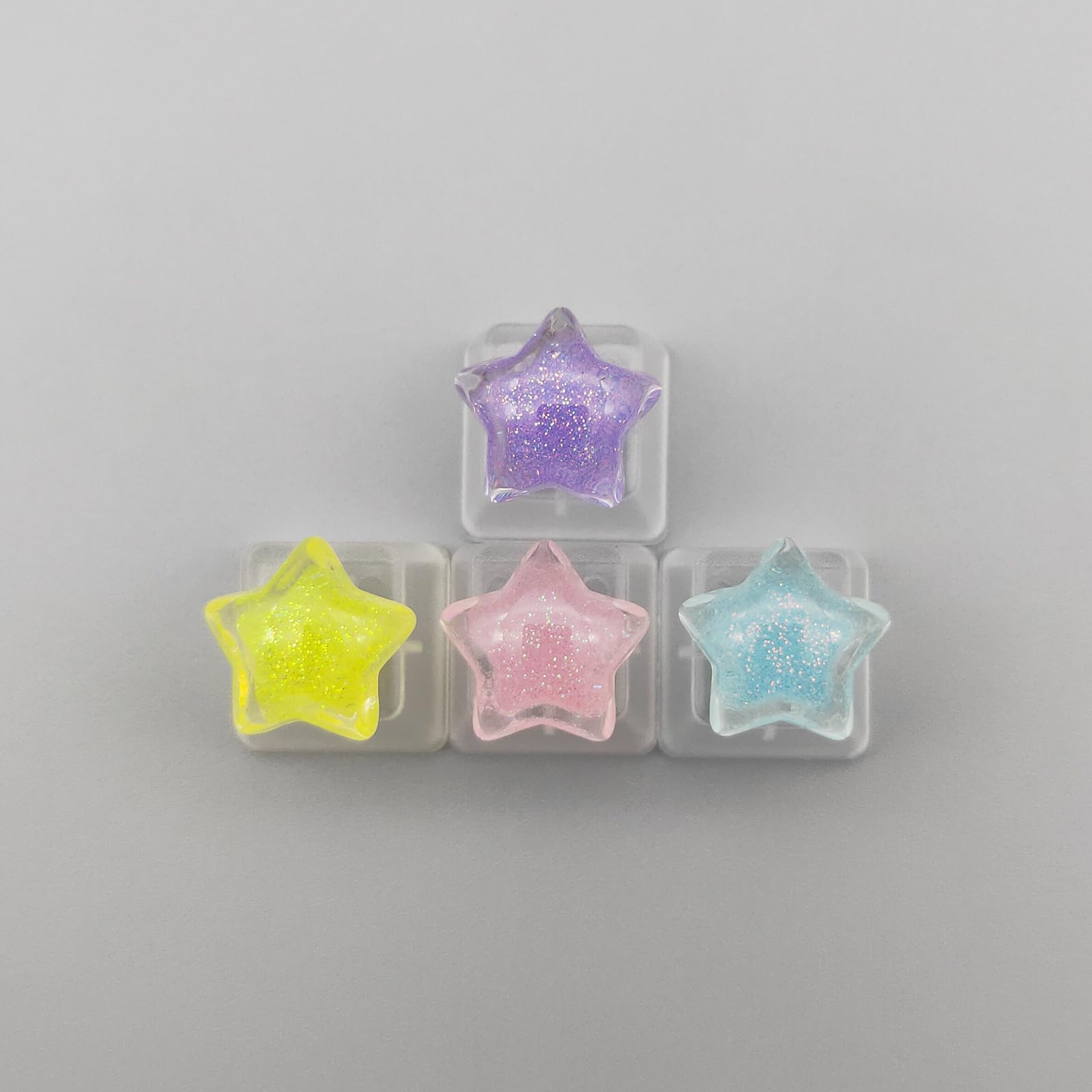 Mua 4 Keys Cute Colorful Star keycaps, Custom 3D Backlit Keycap for ...