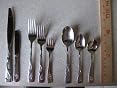 Amazon.com | Danesco 3-Piece Stainless Steel Children's Flatware Set ...