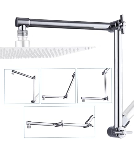 Shower Arm Extension For Short People BRIGHT SHOWERS Shower Arm