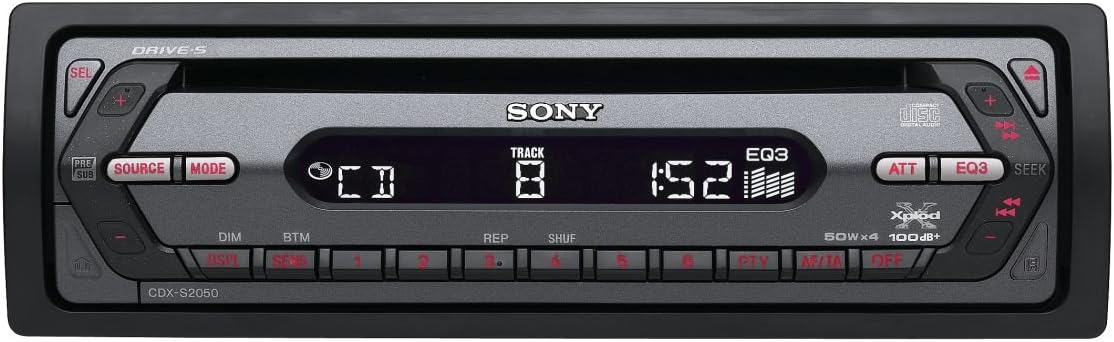 SONY CDX-S2050 Autoradio Tuner CD: Amazon.fr: GPS & Auto