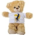 Amazon.com: SpreadPassion Volleyball Teddy Bear, Plush Stuffed Animal ...