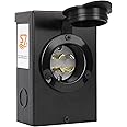 Amazon.com : Generator Transfer Switch，Power Inlet Box, 30 Amp ...