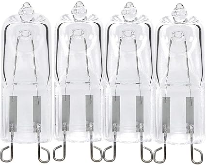 Diall G9 Capsule Halogen Light Bulb 410lm 30W 240V 4 Pack: Amazon.co.uk ...