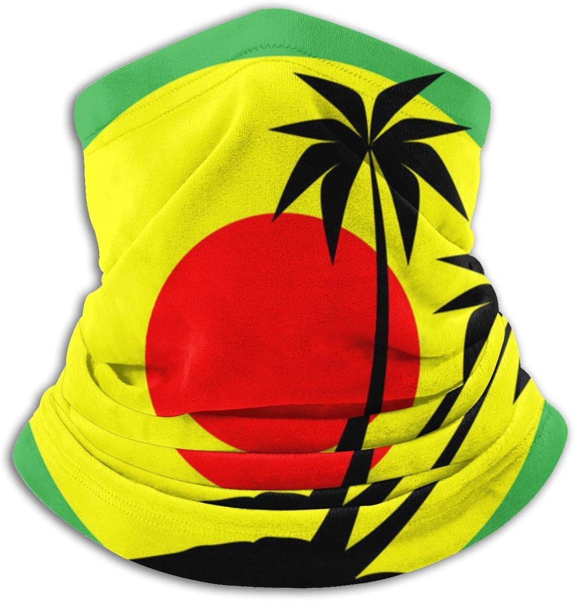Not Applicable Bandana Scarf,Reggae Emblem Black Pulms Jamaican Style ...
