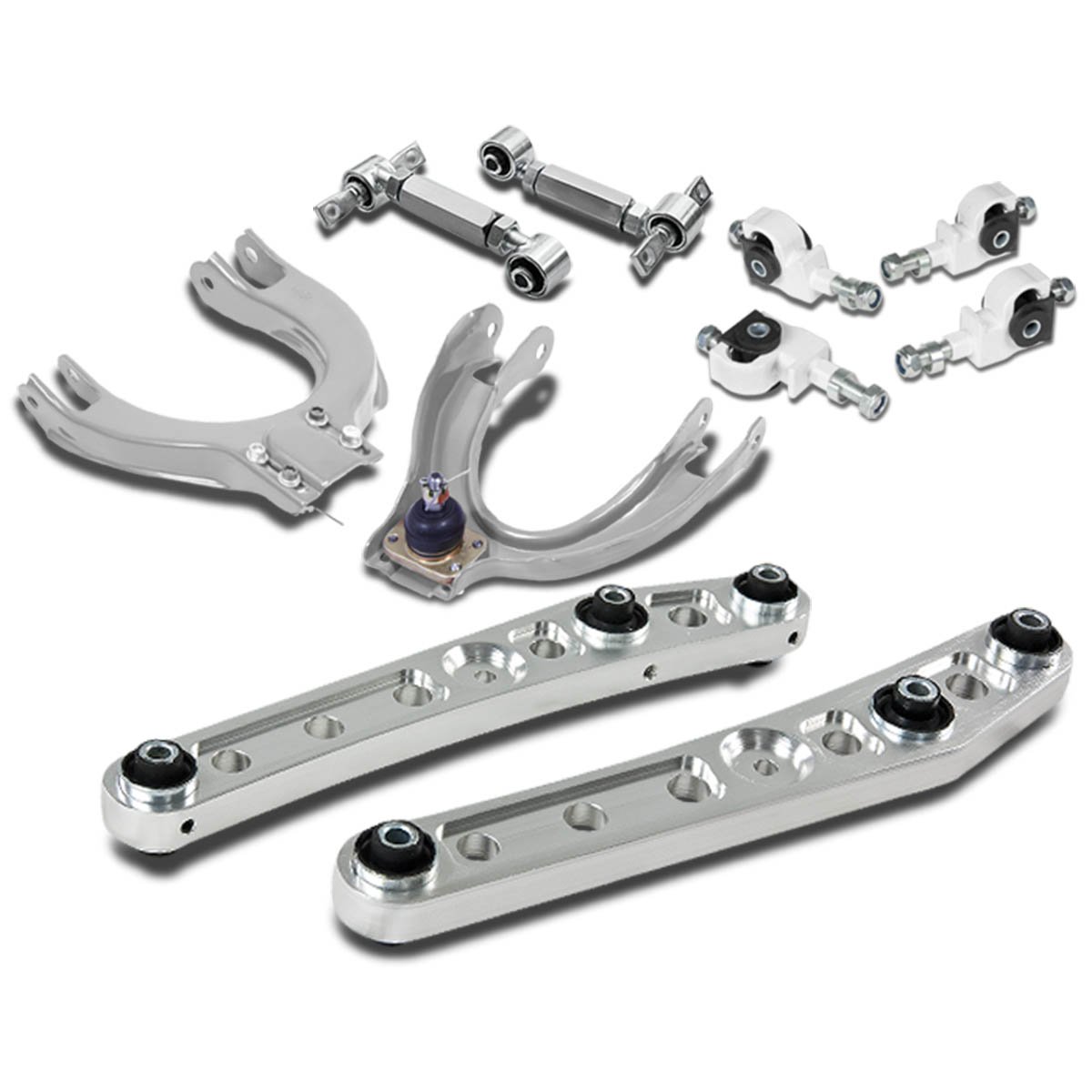 Amazon.com: For Honda Civic/CRX Lower Control Arm+4pc Front+Rear Camber ...