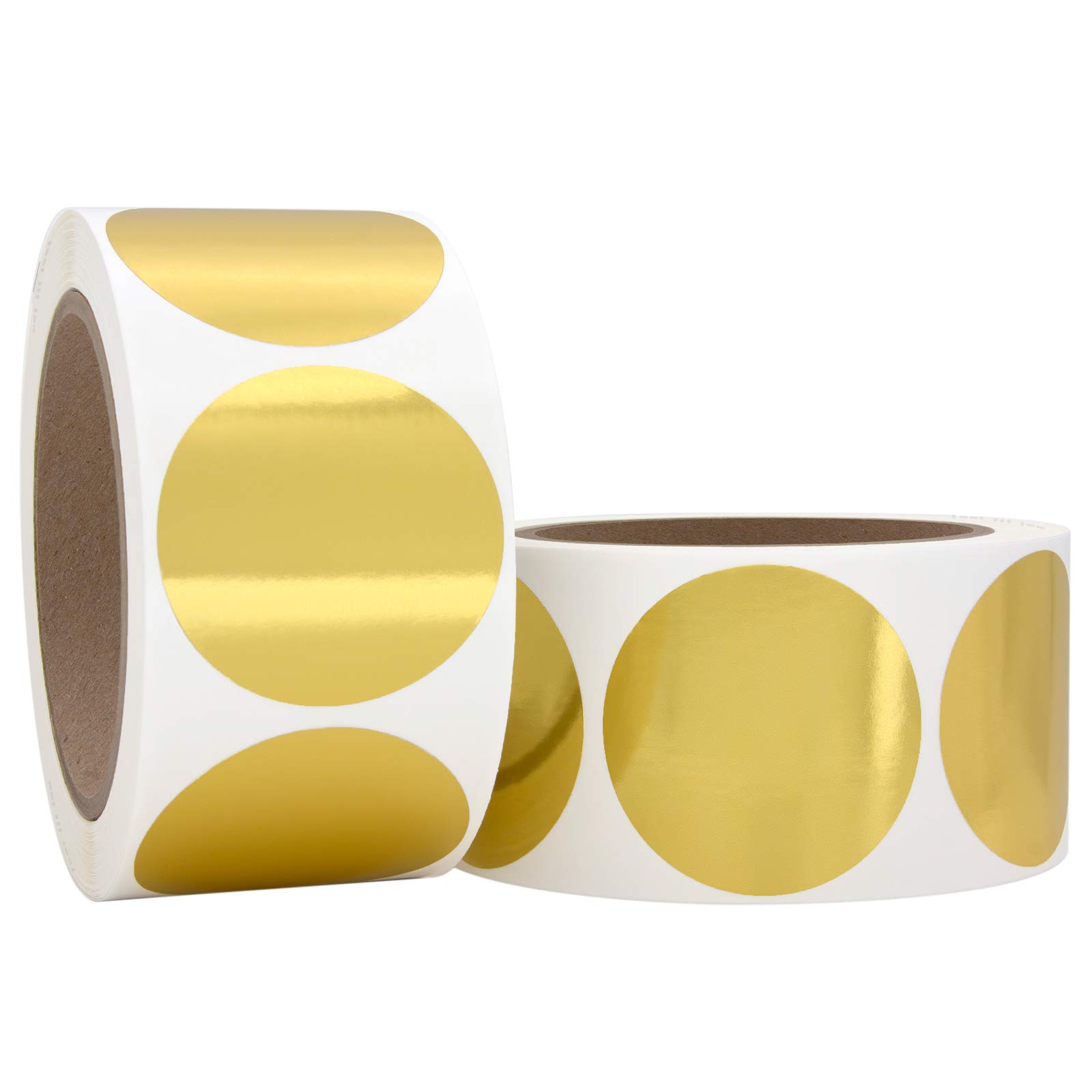 buy-2-metallic-gold-round-color-coding-circle-dot-labels-on-a-roll