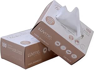 Luvme Pandas Bamboo Disposable Nappy Liners (Box of 100) : Amazon.com ...