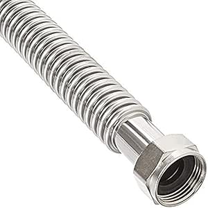 EZ-Fluid 12" Corrugated Flexible Stainless Steel Water Heater Connector ...