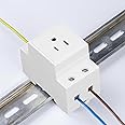 Cryfokt Din Rail Socket, Din Rail Mounted Convenience Outlet, Built in ...