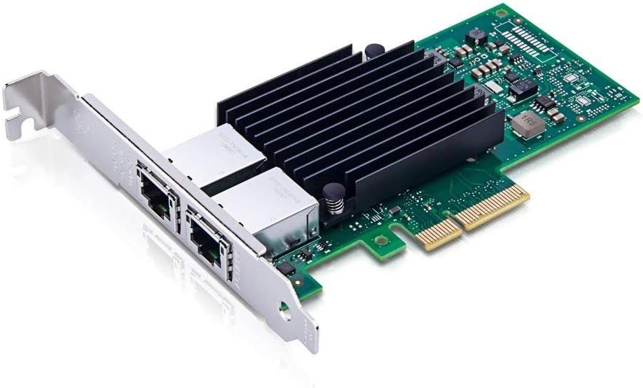 10Gtek® 10GbE PCIE Network Card for Intel X550-T2 - ELX550AT2 Chip, Dual RJ45 Ports, 10Gbit PCI ...